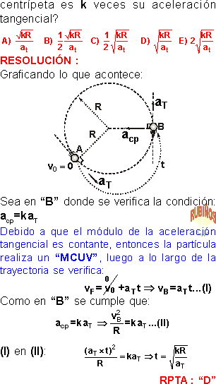 MOVIMIENTO CIRCULAR UNIFORMEMENTE VARIADO FÓRMULAS EJEMPLOS Y ...