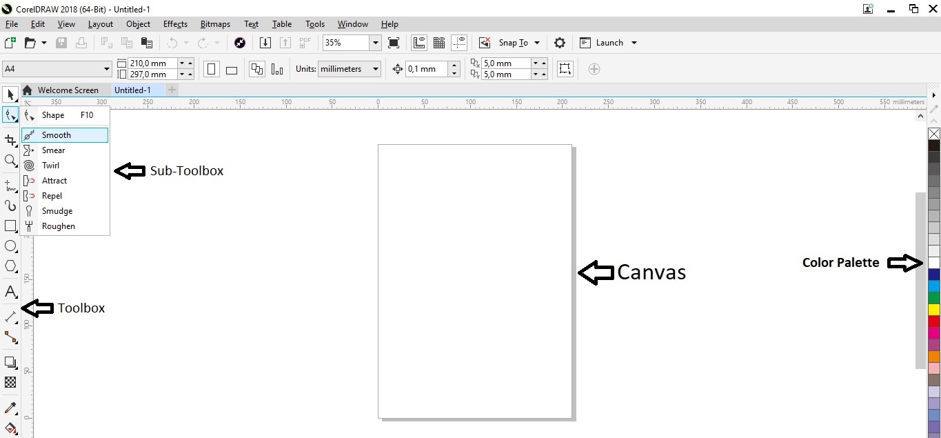 Pengenalan Corel Draw 2018 - Harian Fahrul