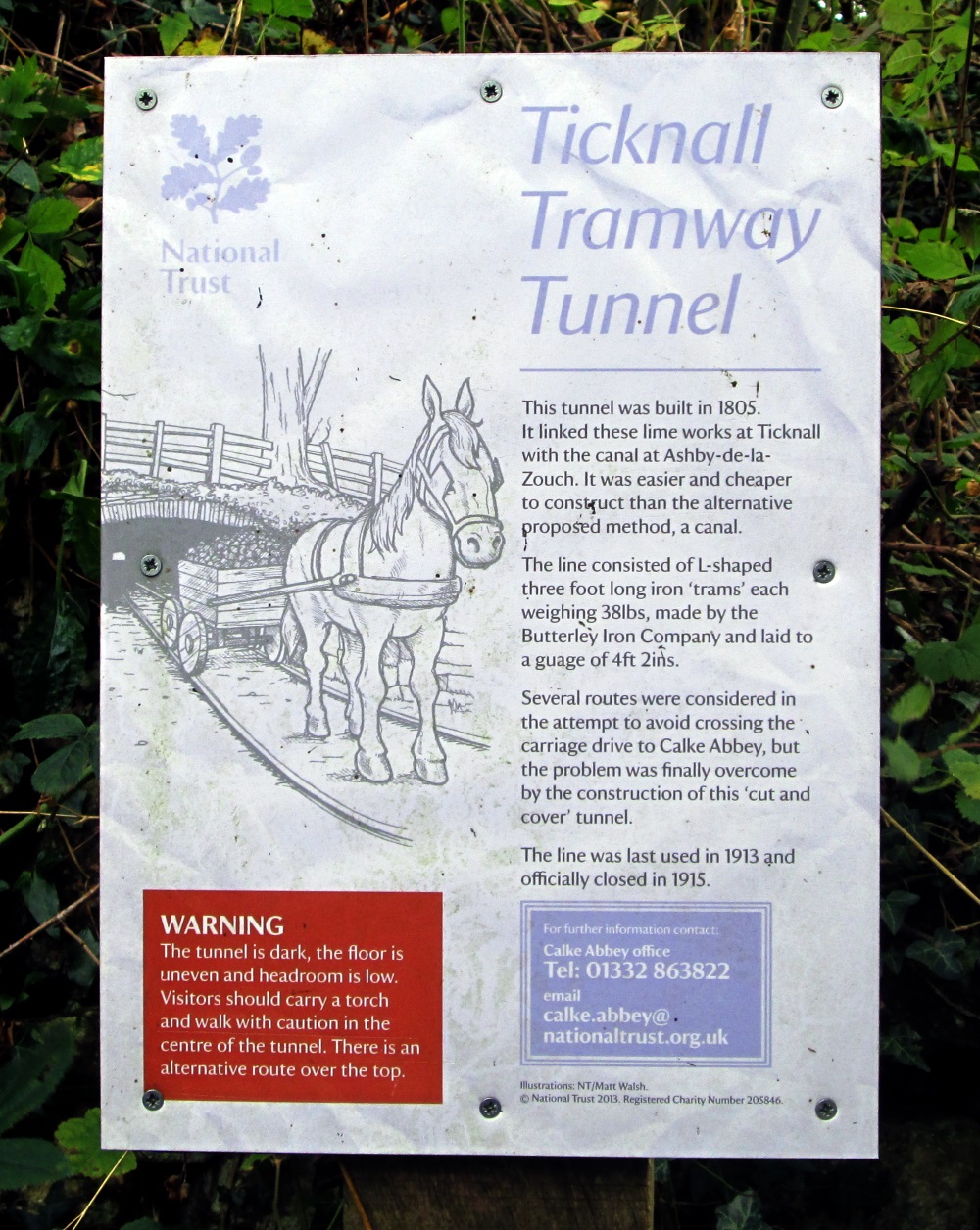 Vale of Belvoir Ramblers: Ticknall and Carvers Rocks, 22nd October 2017