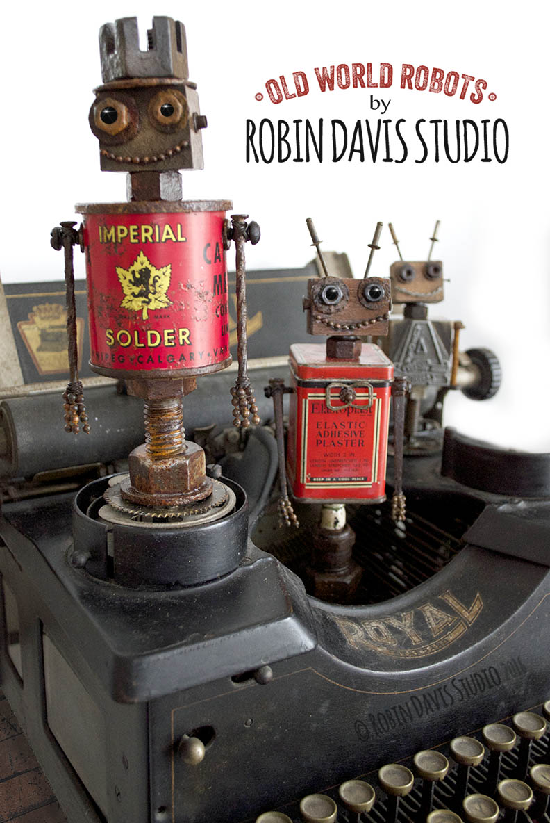 Robots by Robin Davis Studio at The Burlington Art Gallery December 10th