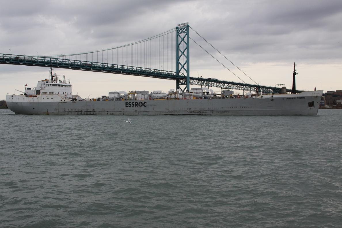 Michigan Exposures: The Stephen B. Roman on the Detroit River