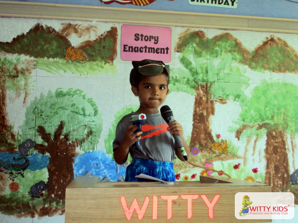 On the top of the World...: Story Enactment