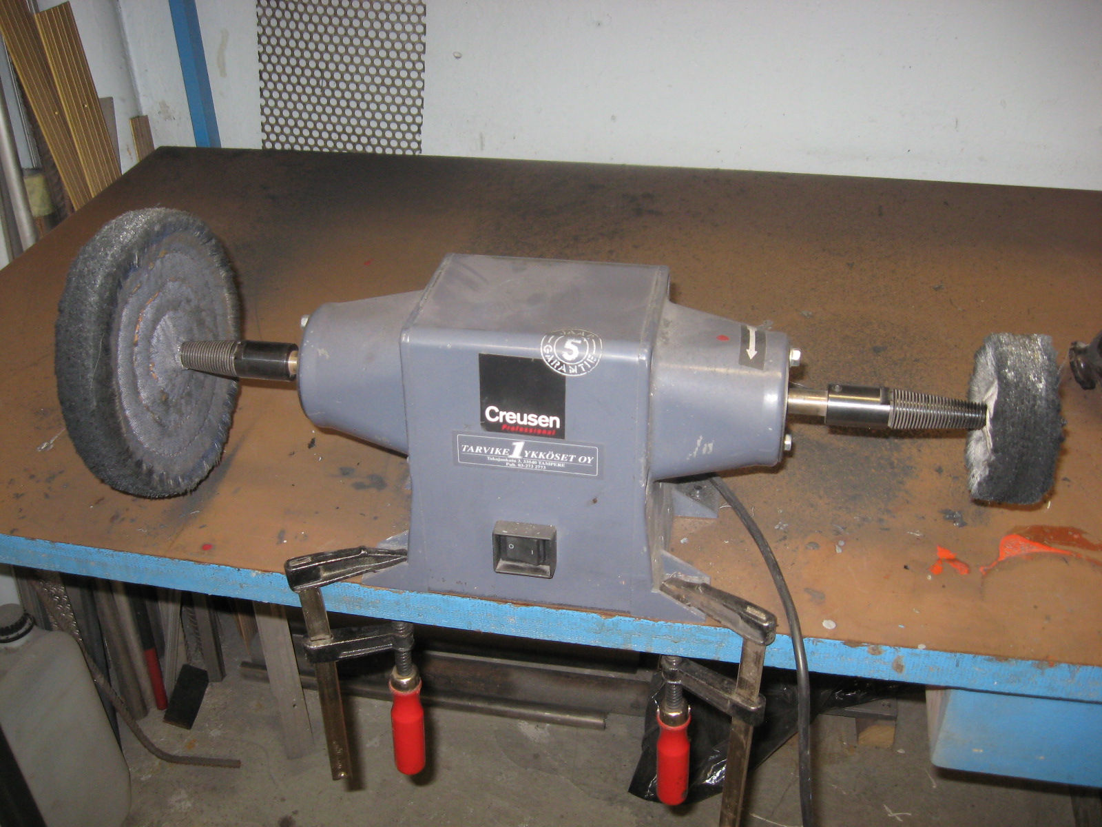 motomatin projektit: Kiillotuskone