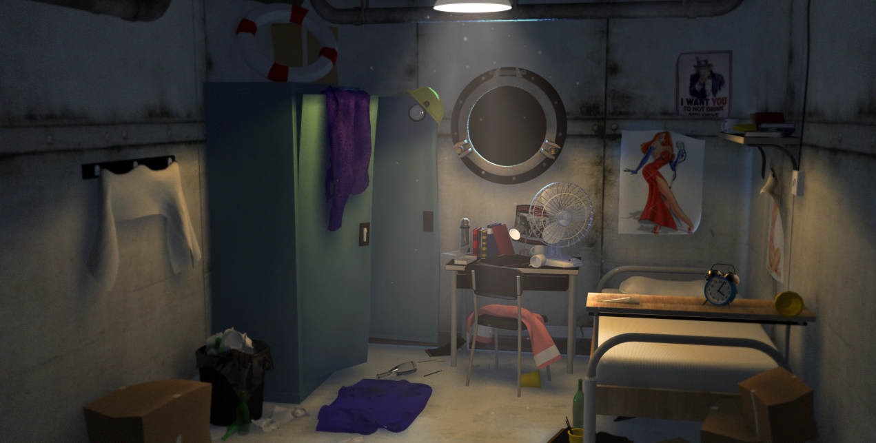 3D Cleaning Game by Rafaël Rozendaal: 3D room interiors & cleaning robot