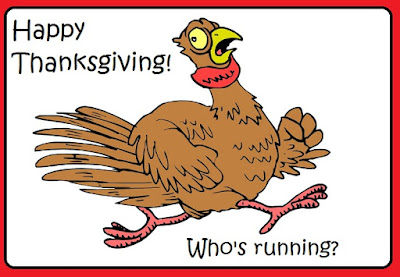 Runderdog: Runleashed and Runstoppable: Happy Thanksgiving! Who’s running?