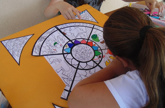 Bricolage : réaliser le vitrail de l'eucharistie