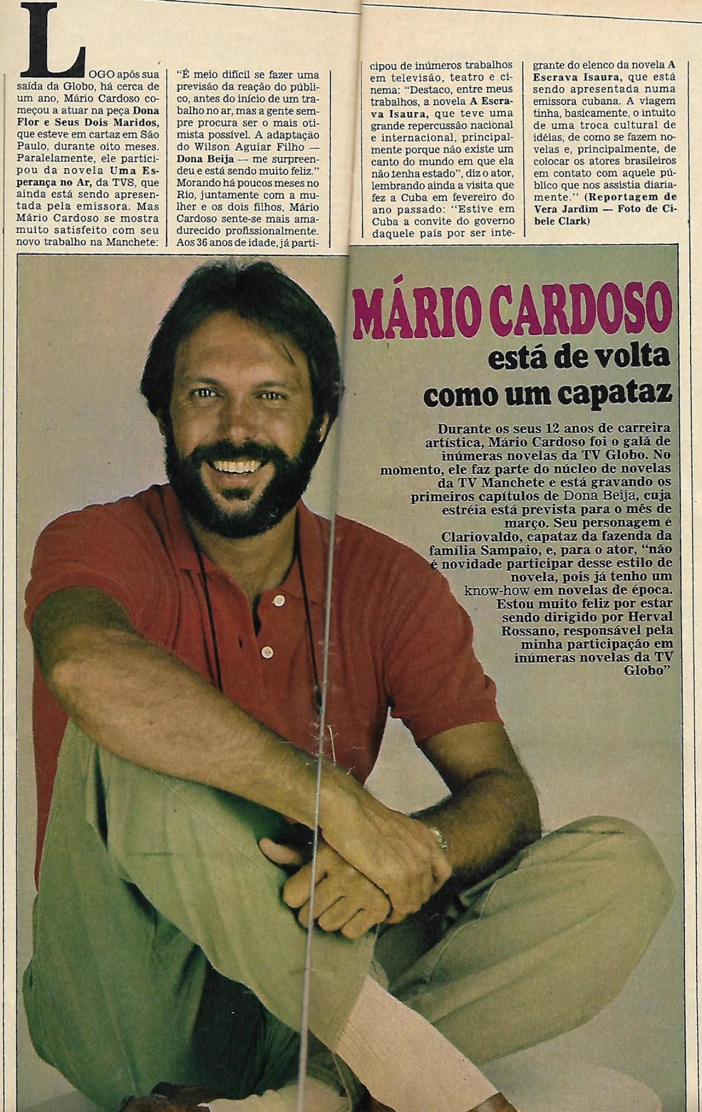 TUDO ISSO É TV: MÁRIO CARDOSO