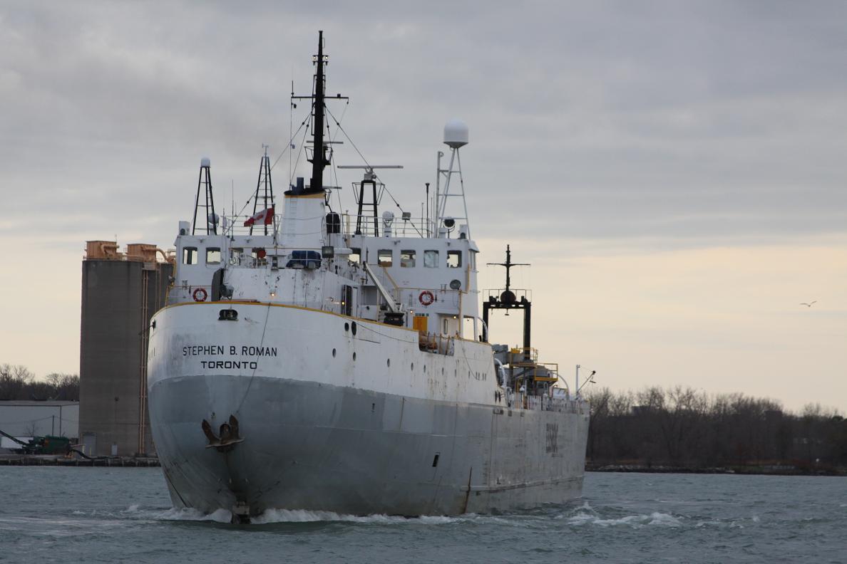 Michigan Exposures: The Stephen B. Roman on the Detroit River