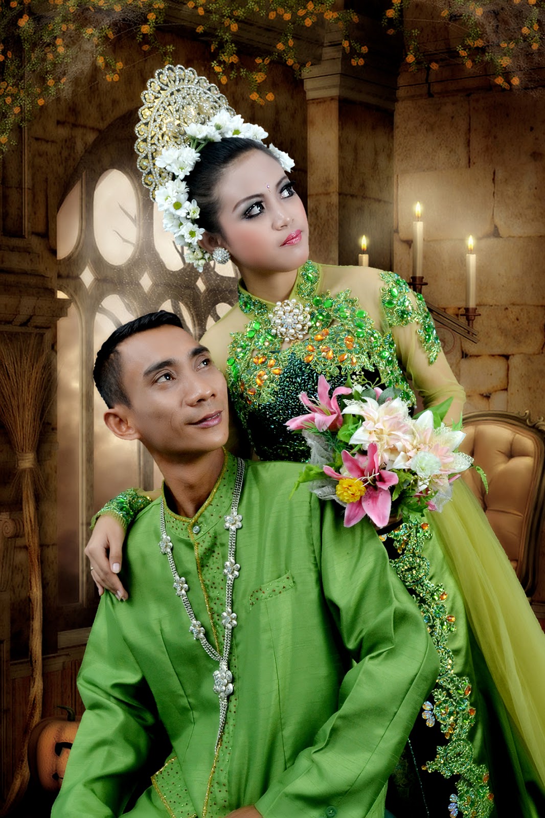 Pengantin Adat Betawi Muslim - Upacara Adat Sunda Telp : 0822-1373-9483
