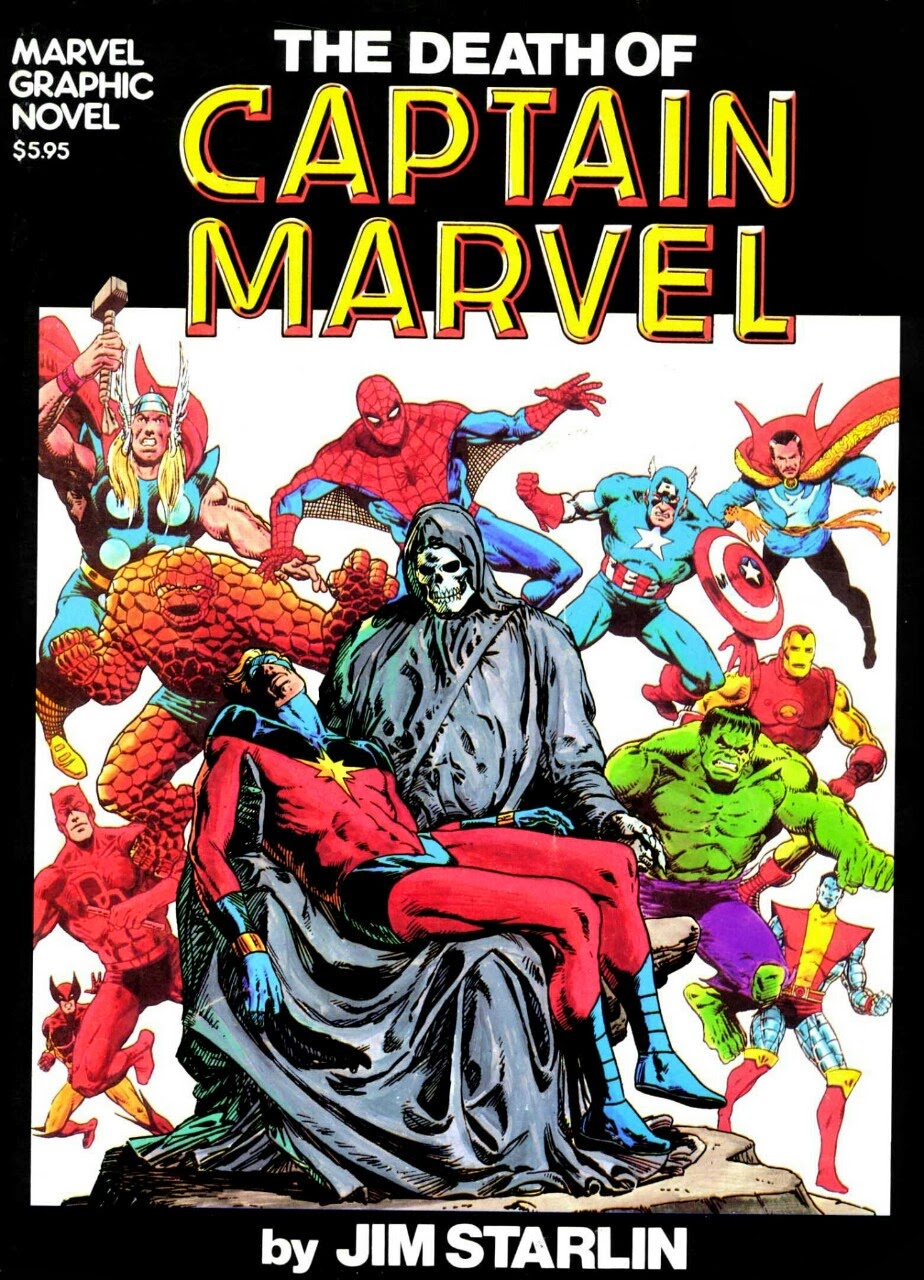 Marvel Comics of the 1980s: 1982 - The Death of Captain Marvel
