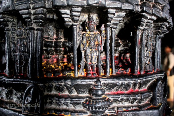 Inside the Chennakeshava Temple, Belur