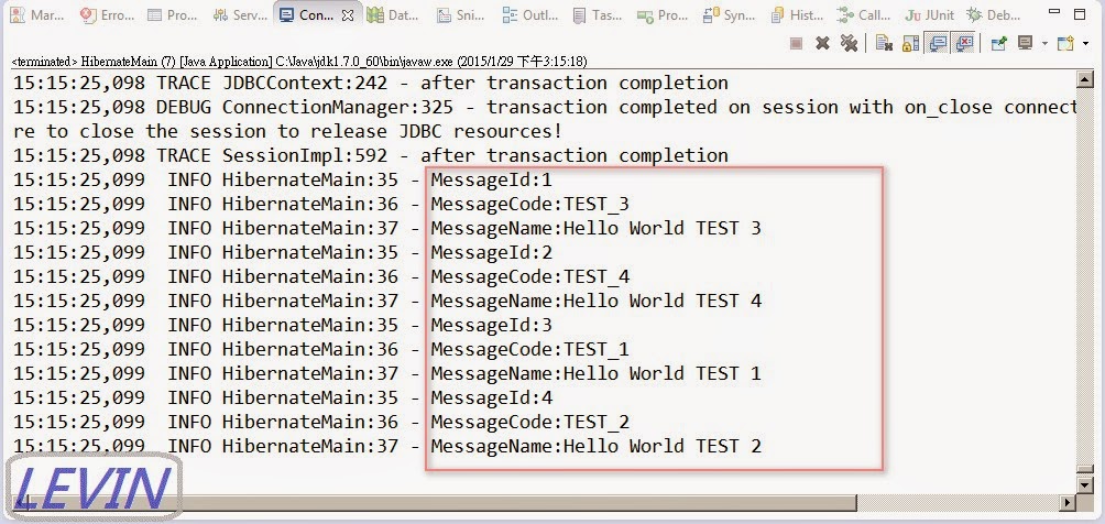 Java程式教學甘仔店 Spring Hibernate Hello World Example 專案 之 Xml Mapping 第2版