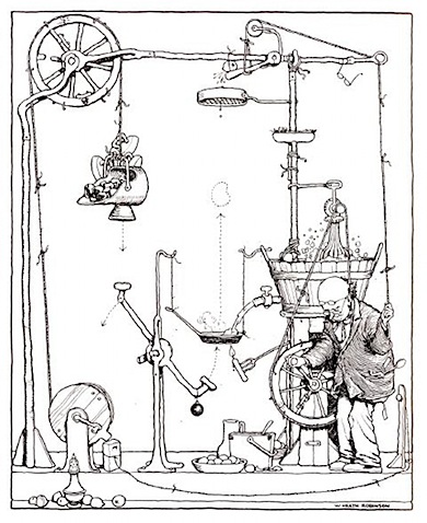 reversethepolarity: More Poe illustrations: W. Heath Robinson