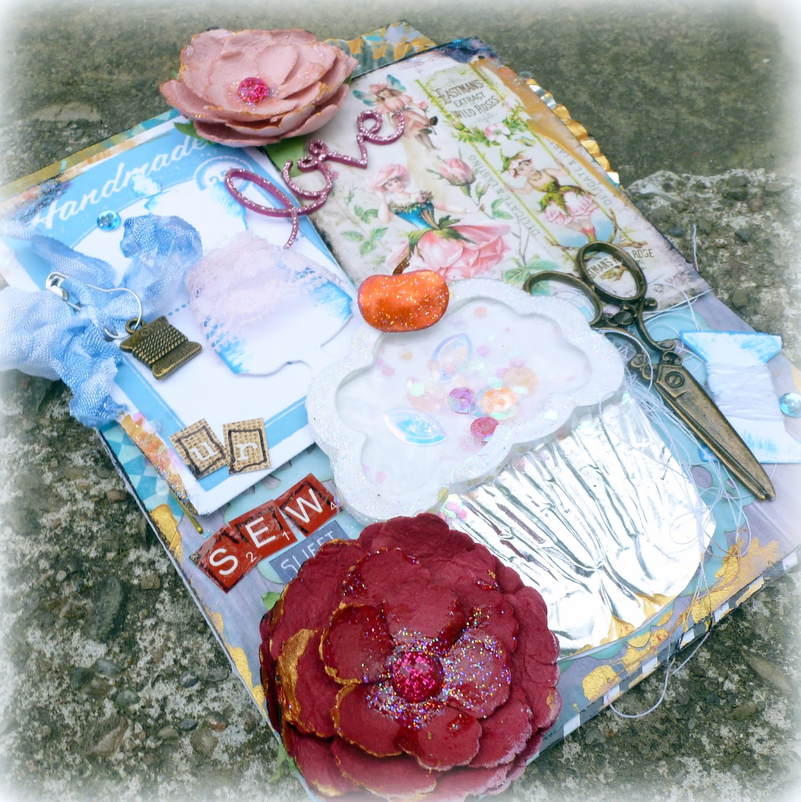 Mitralee: U R Sew Sweet Cupcake Shaker Card for Grandma Skip and THE ...