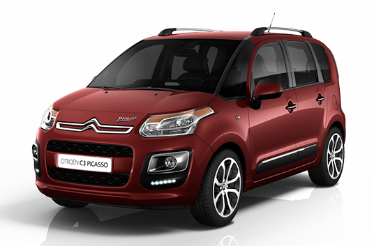 Citroën C3 Picasso Restylé (2014 à 2017) - Couleurs, code peinture