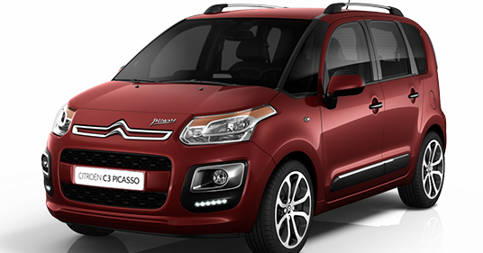 Citroën C3 Picasso Restylé (2014 à 2017) - Couleurs, code peinture