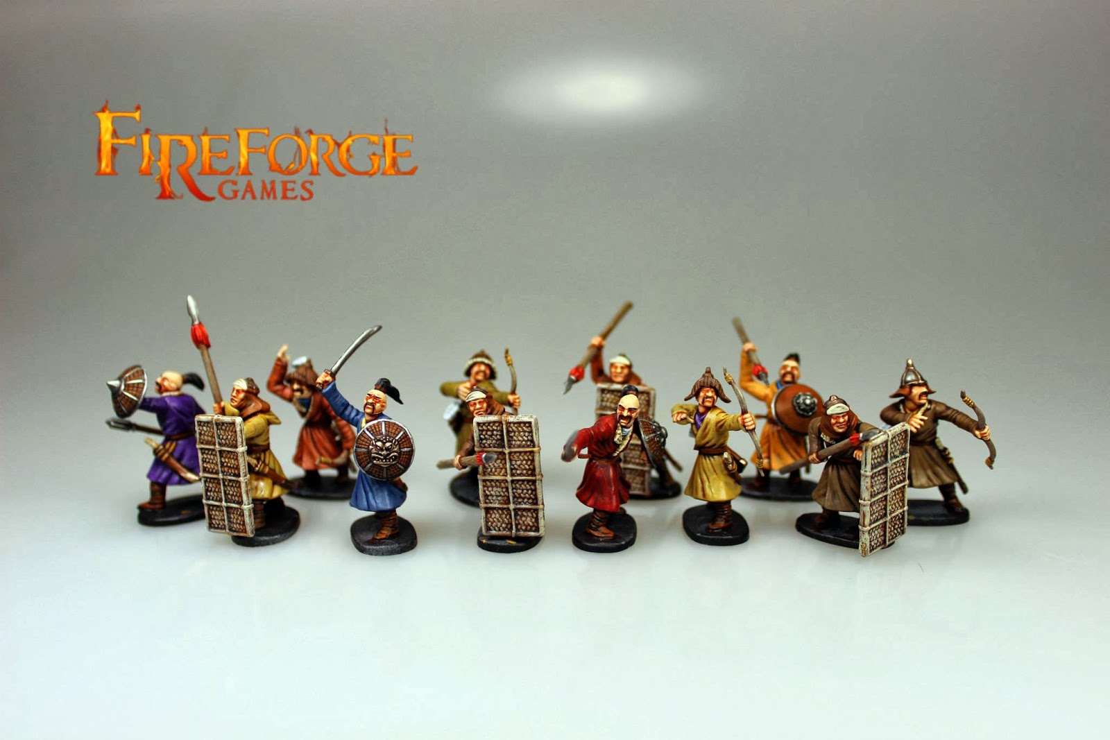 Wargame News and Terrain: Fireforge Games: Plastic Steppe Warriors Released