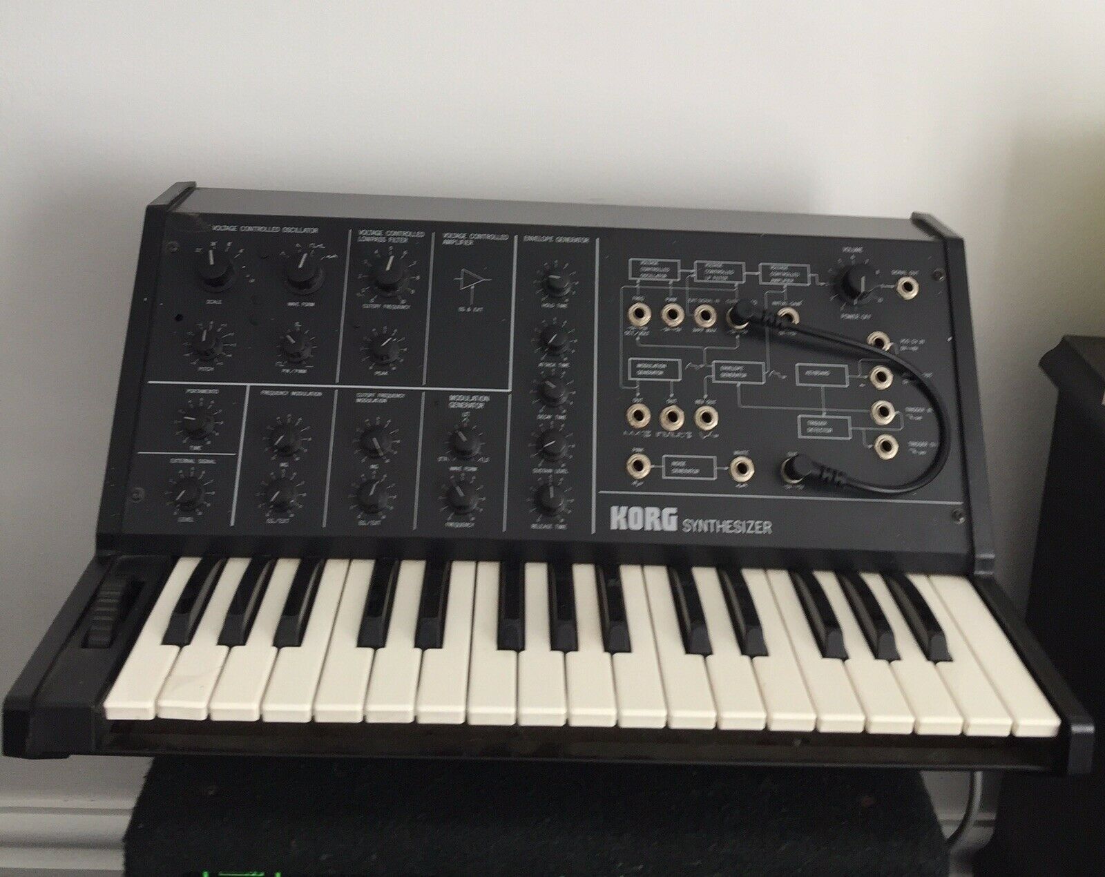 MATRIXSYNTH: Korg MS10 Vintage Analogue Mono Synth SN 137872