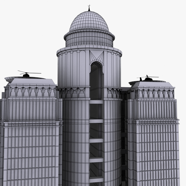Abraj Kudai Tower 3d Model