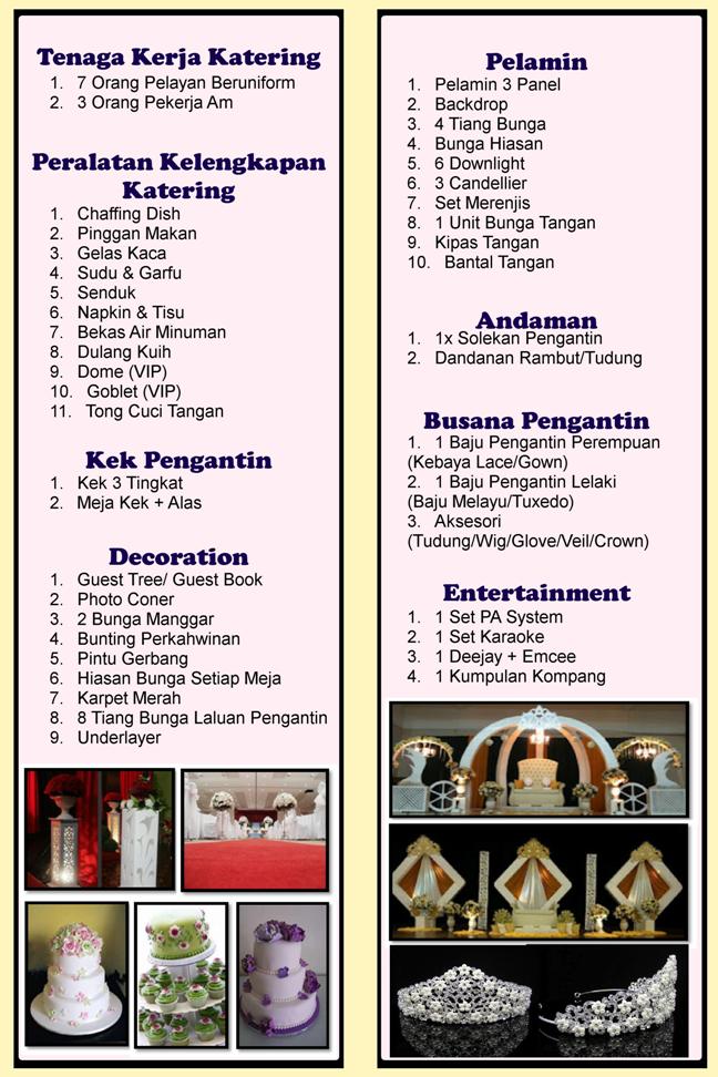 MayLasH Wedding Planner: Pakej Perkahwinan Lengkap