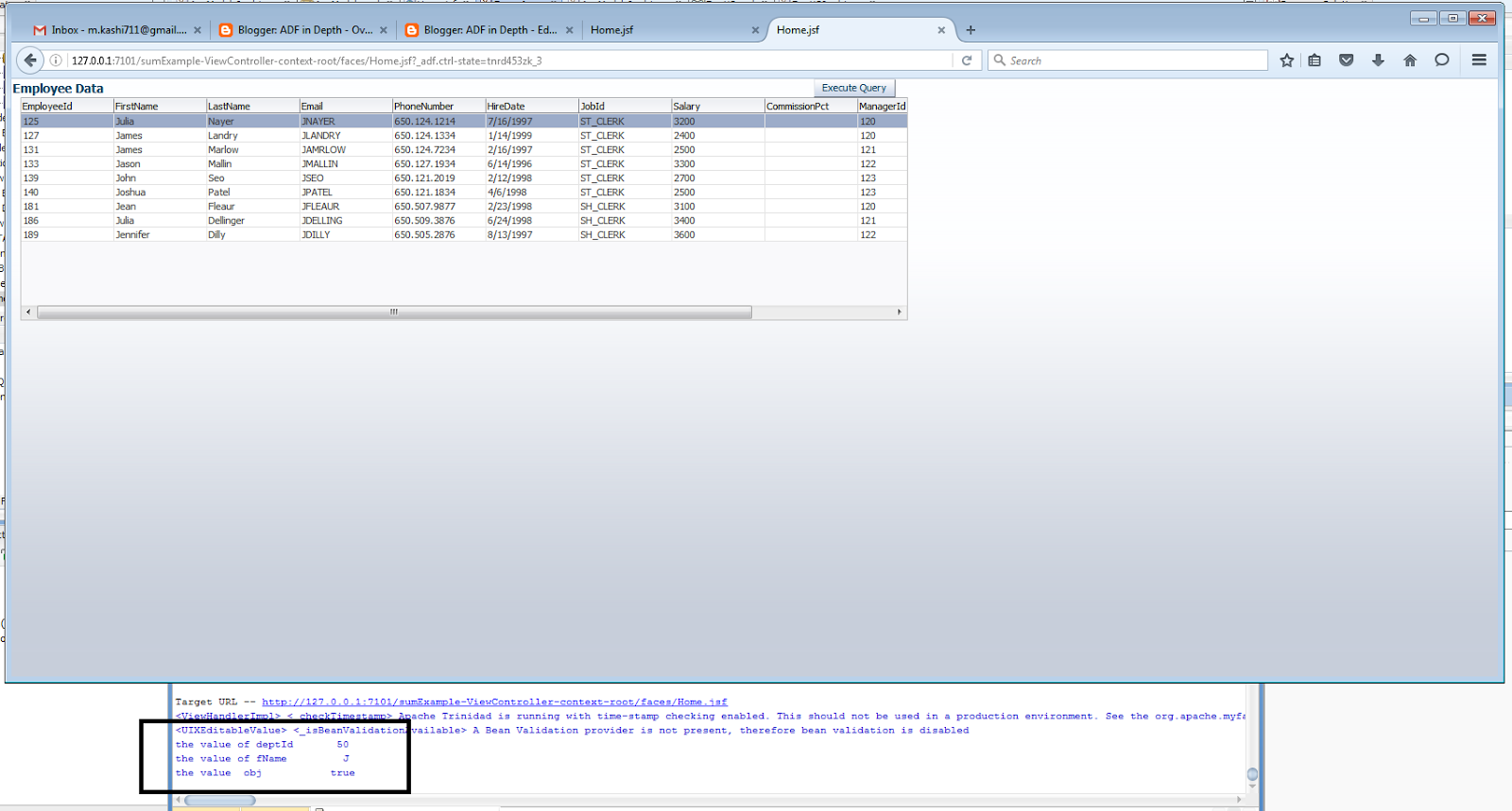 Oracle Adf How To Call Appmoduleimpl Class Method In Been Through Binding Second Method