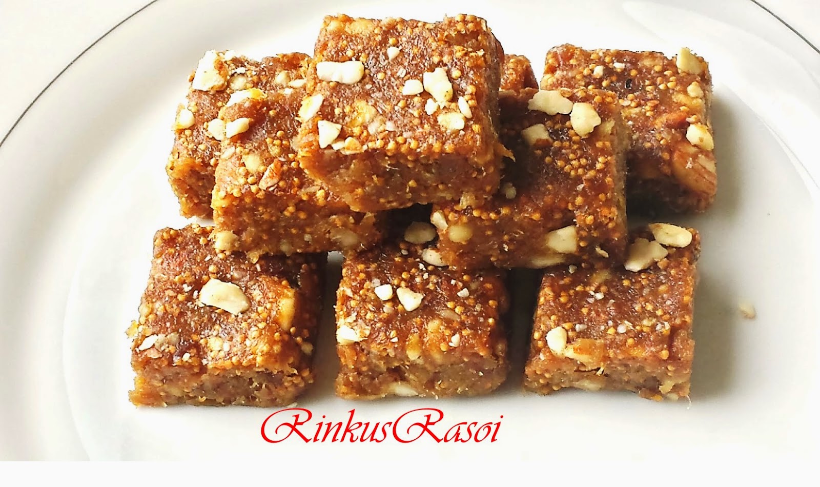 Rinkusrasoi: Anjeer Burfi ( Dry fig square)