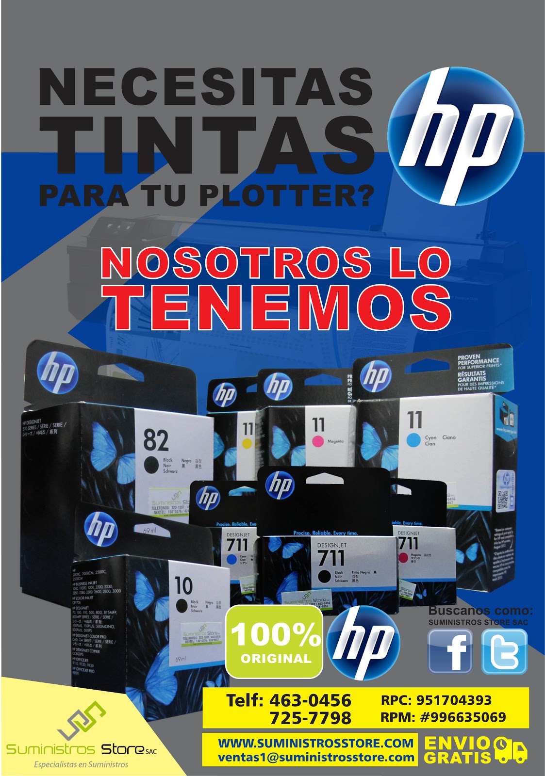 SUMINISTROS STORE SAC: tintas y toner originales delivery todo lima