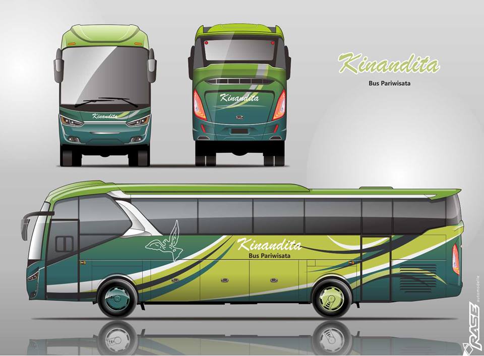Blueprint bus indonesia Laksana SR2 | Membuat Model bus dengan Zmodeler ...