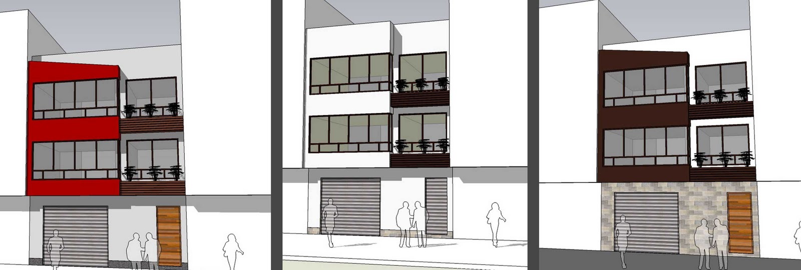 Estudio de Fachada de Vivienda