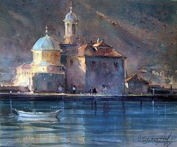 Dusan Djukaric amazing watercolor painting ~ Art Craft Gift Ideas