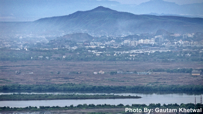 Thane - The Lake City: Aerial view of Thane City