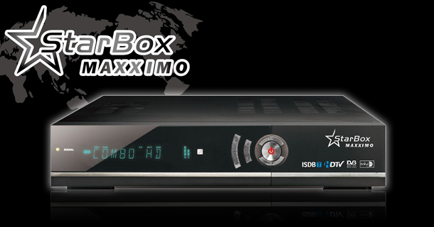 Receptor StarBox Maxximo - ISDB-T + DVB-S2 Combo HD ~ Az Claro