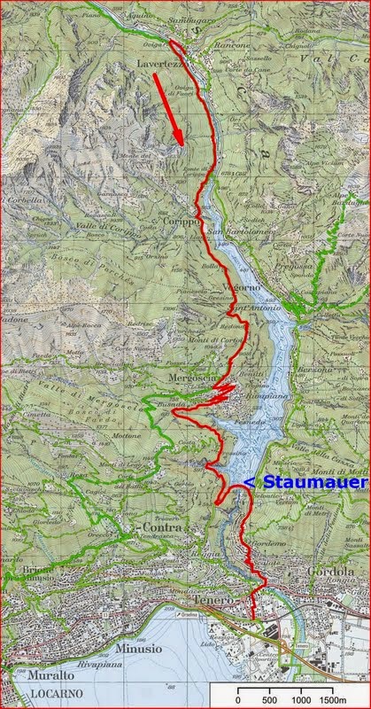Pfannenstiel Wanderblog: Untere Etappe "Sentiero Verzasca": Lavertezzo ...