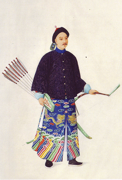 19th Century Chinese Export Paintings of Manchu Bannermen