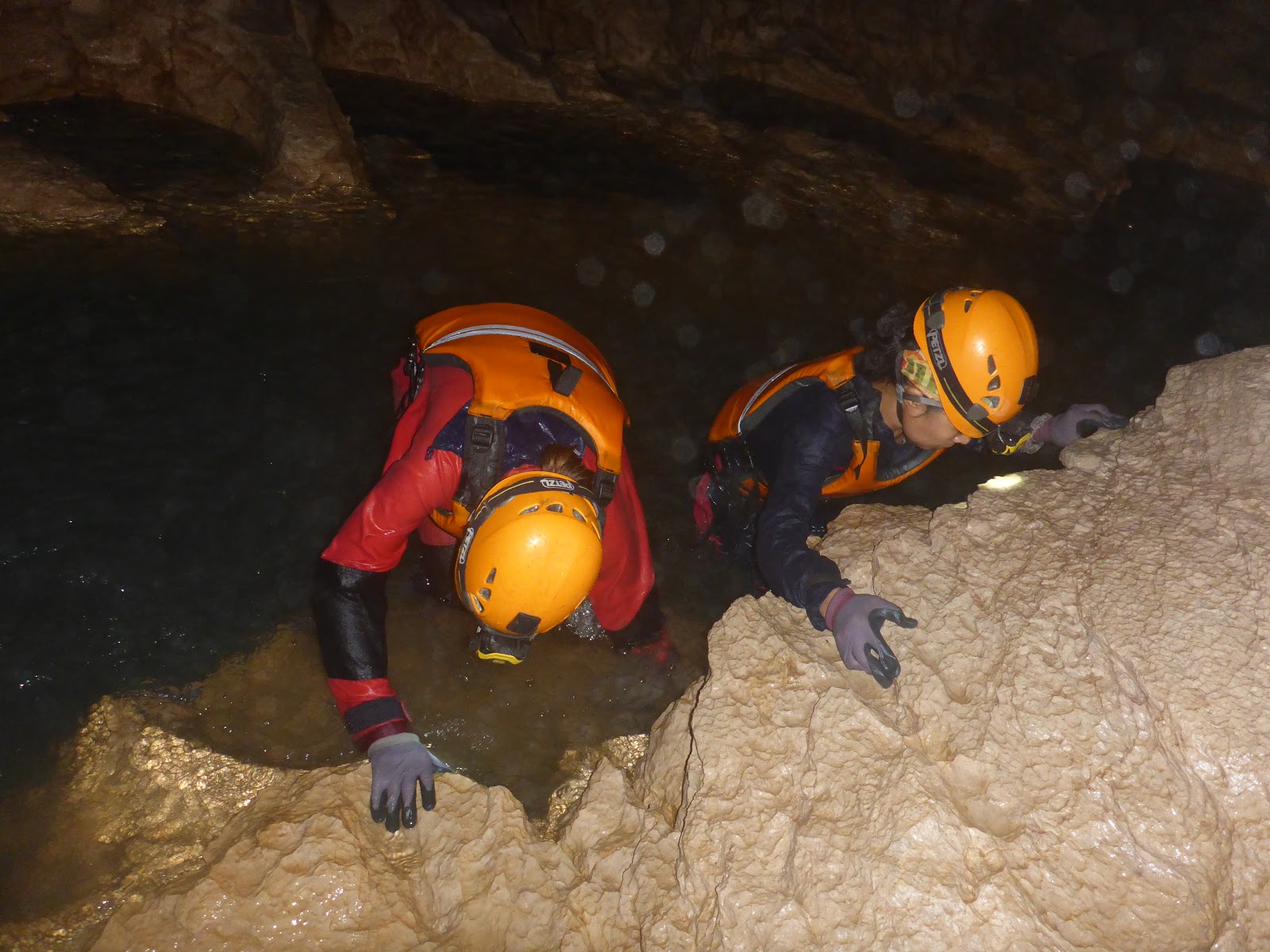 There were also tunnels to go through. One wrong step would bring us ...