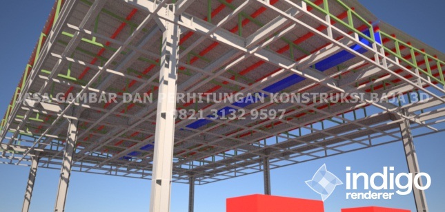 KONSTRUKSI BAJA SPBU POM BENSIN PERTAMINA PAPUA ~ GAMBAR KONSTRUKSI BAJA