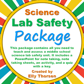 Middle School Science Safety Posters