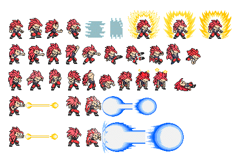Fan Chars Dragon Ball Z: Sprites