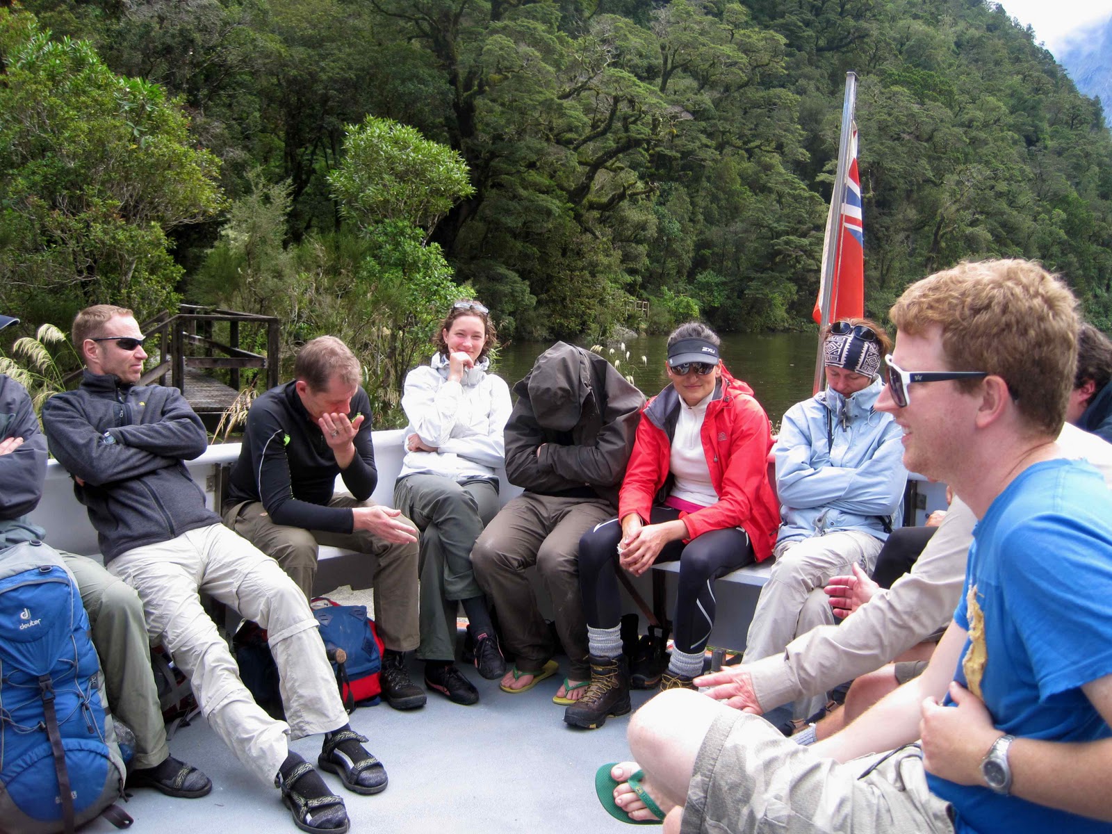 Carolyn in Aotearoa: Milford Track, Day Four: Dumpling Hut to Sandfly ...