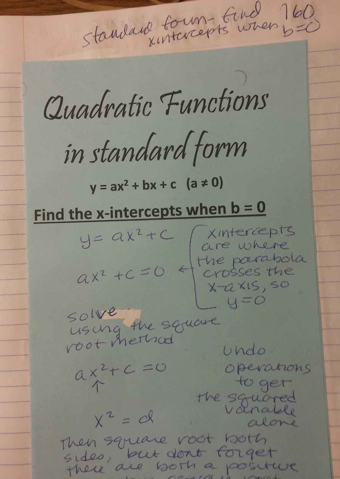 Beautiful Math: Standard Form