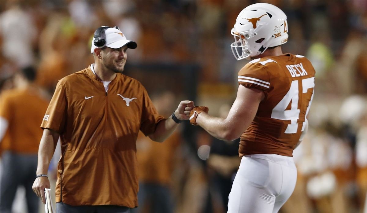 kenneth in the (212) jump: Texas Longhorns Tight End Andrew Beck is 6'3 ...