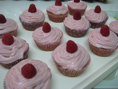 Rouse's Bakery: Cupcakes de Frambuesa