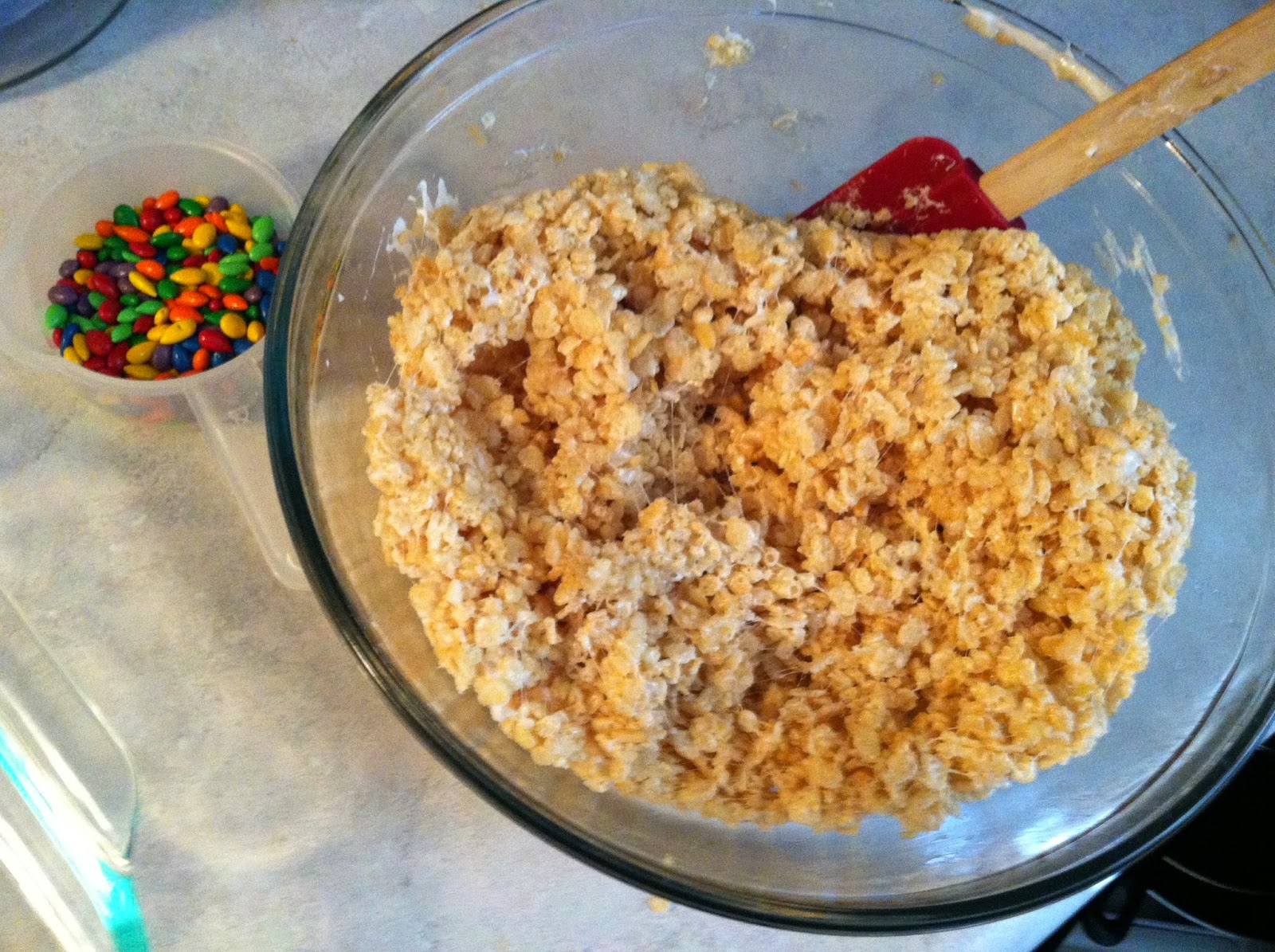 Crafty-Go-Lucky: Healthy Lemon Rainbow Rice Crispies