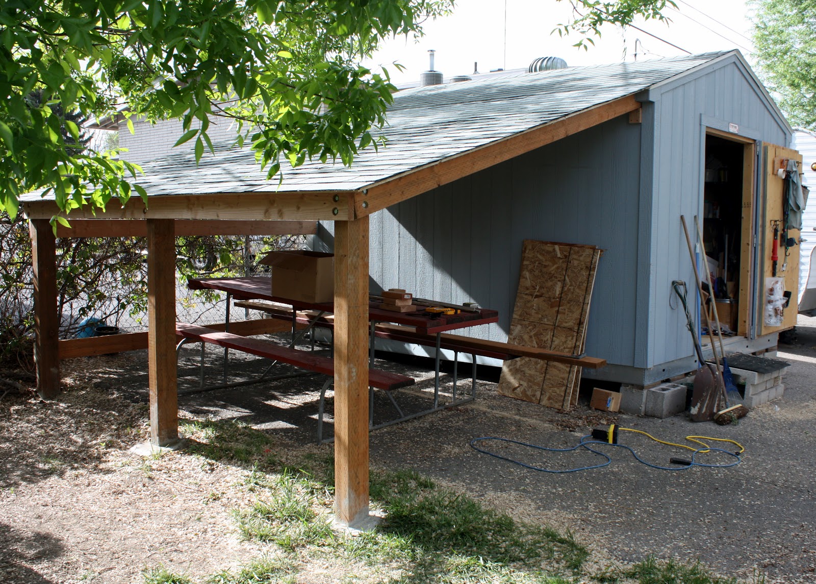 Adding on to the Shed