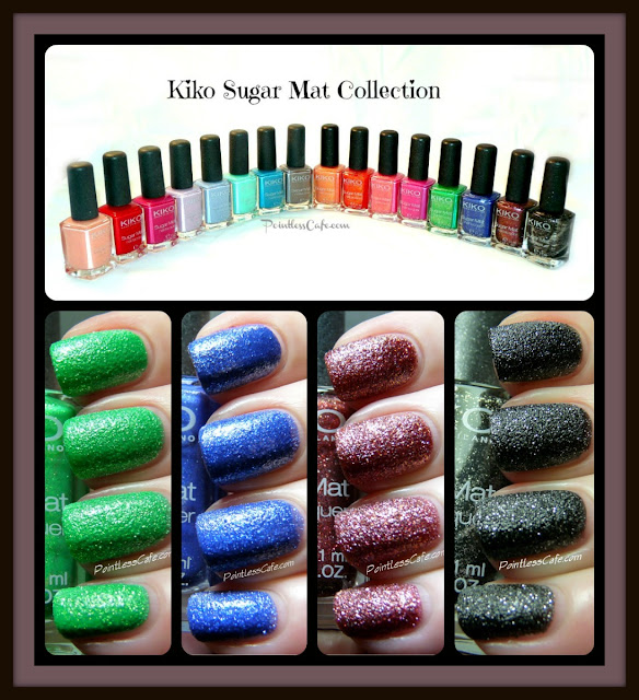 Kiko Sugar Mat Collection Part 4 of 4 - Swatches and Review | Pointless ...