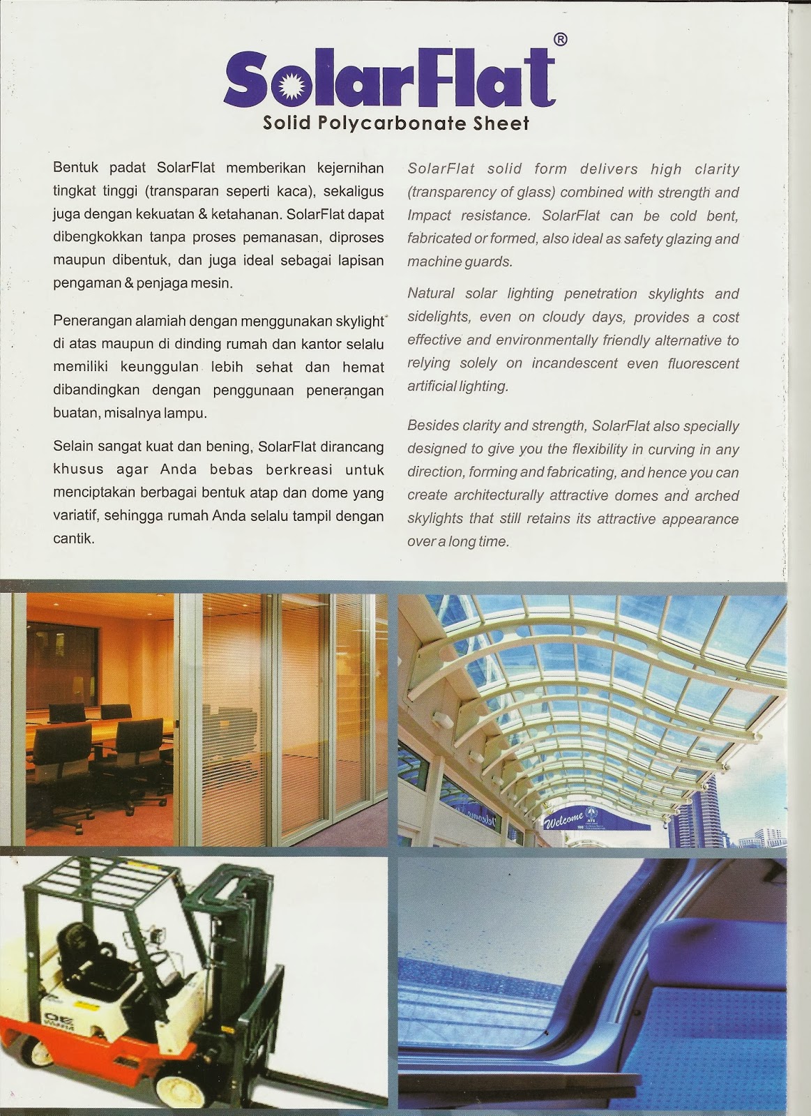 HARGA ATAP ROOFTOP: SOLARFLAT SOLID SHEET
