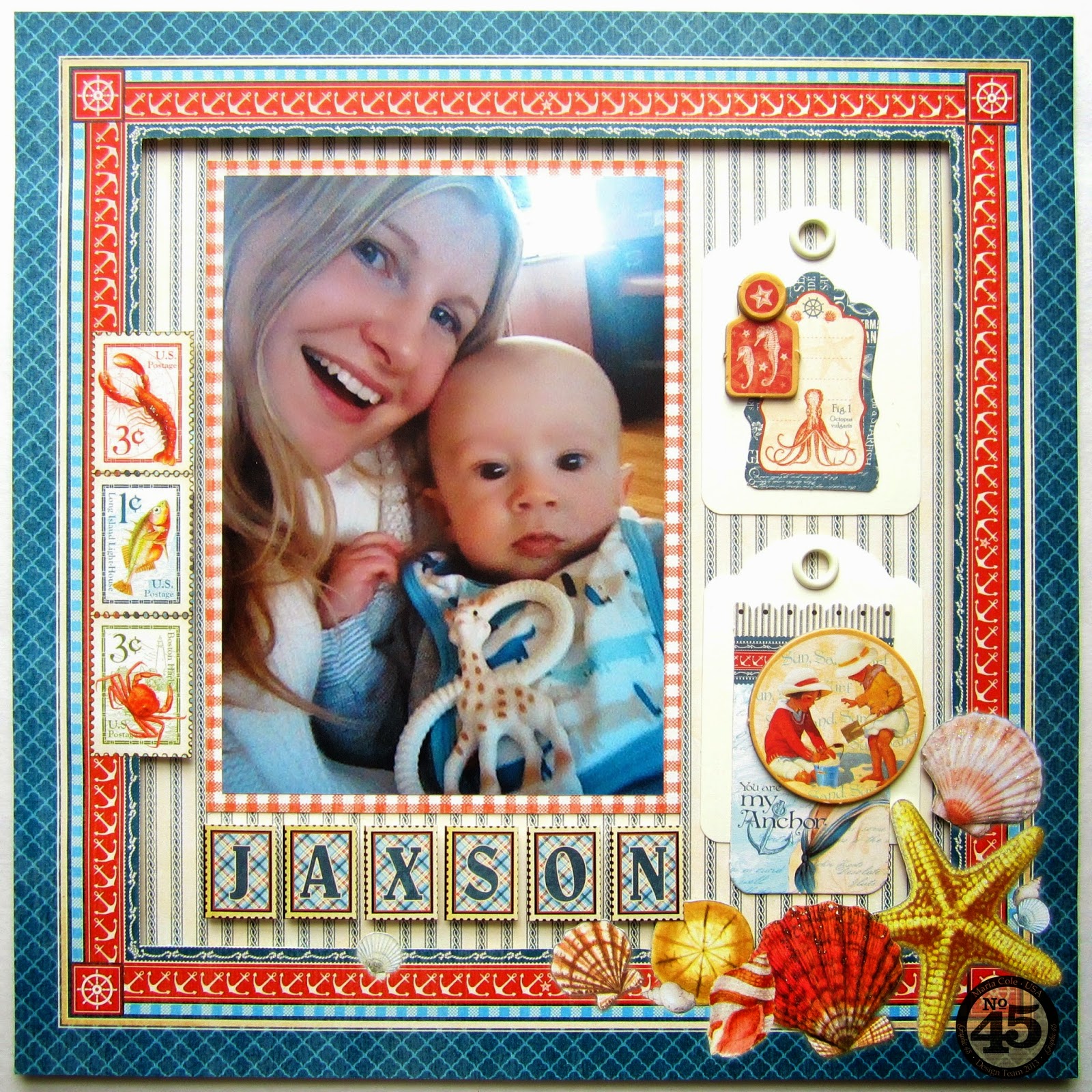 Paperiah: Graphic 45 By The Sea Layout Tutorial