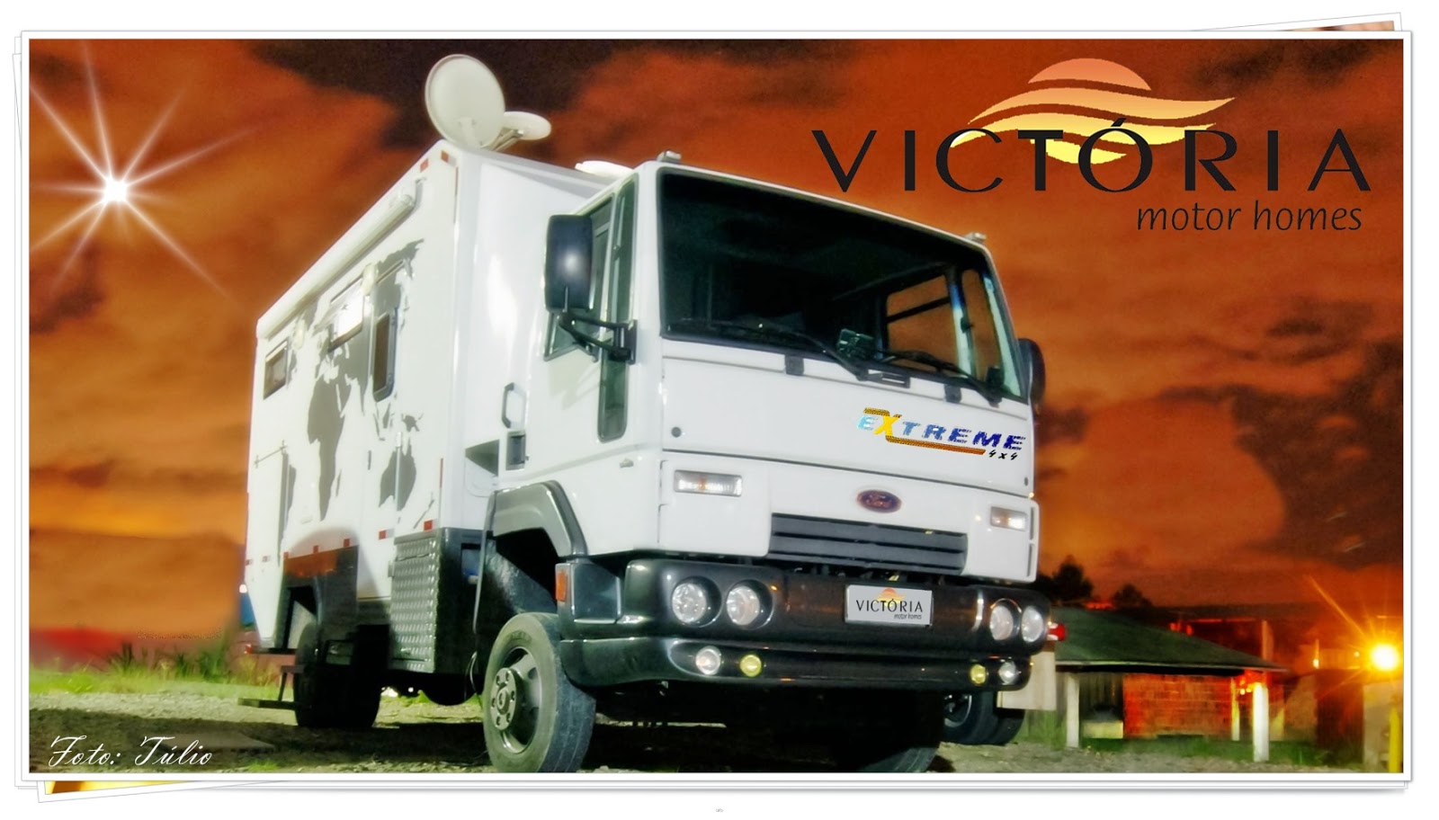 Victória Motor Homes: Ford Cargo 815 Extreme 4x4 mais um sonho realizado.
