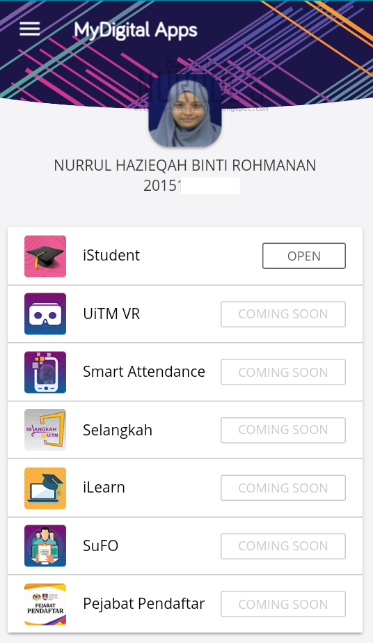 UiTM Digital Campus Apps