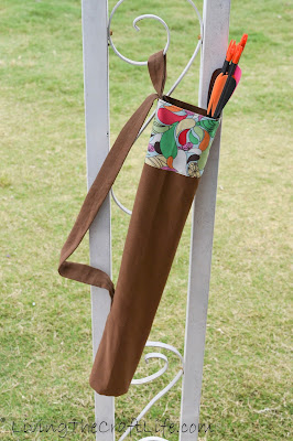 Living the Craft Life: Archery Quiver - Free Sewing Pattern